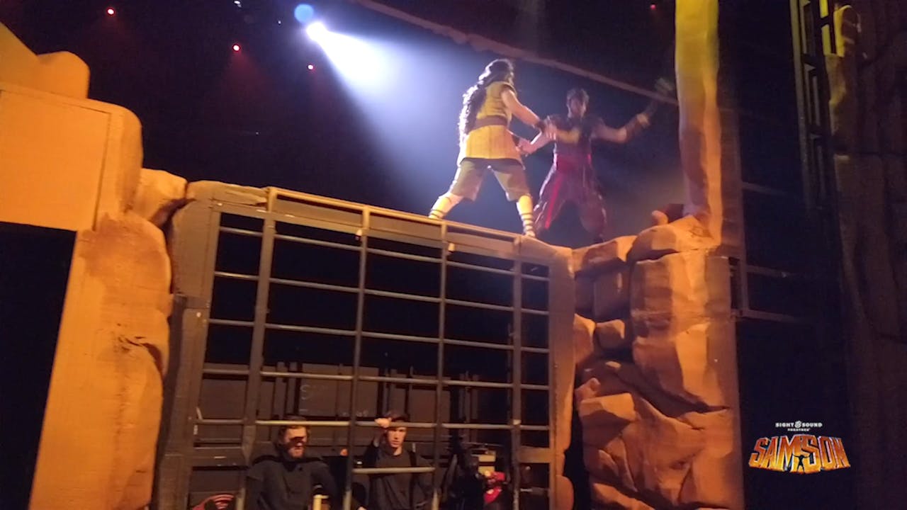 SAMSON | Fight Rehearsals - Sight & Sound TV