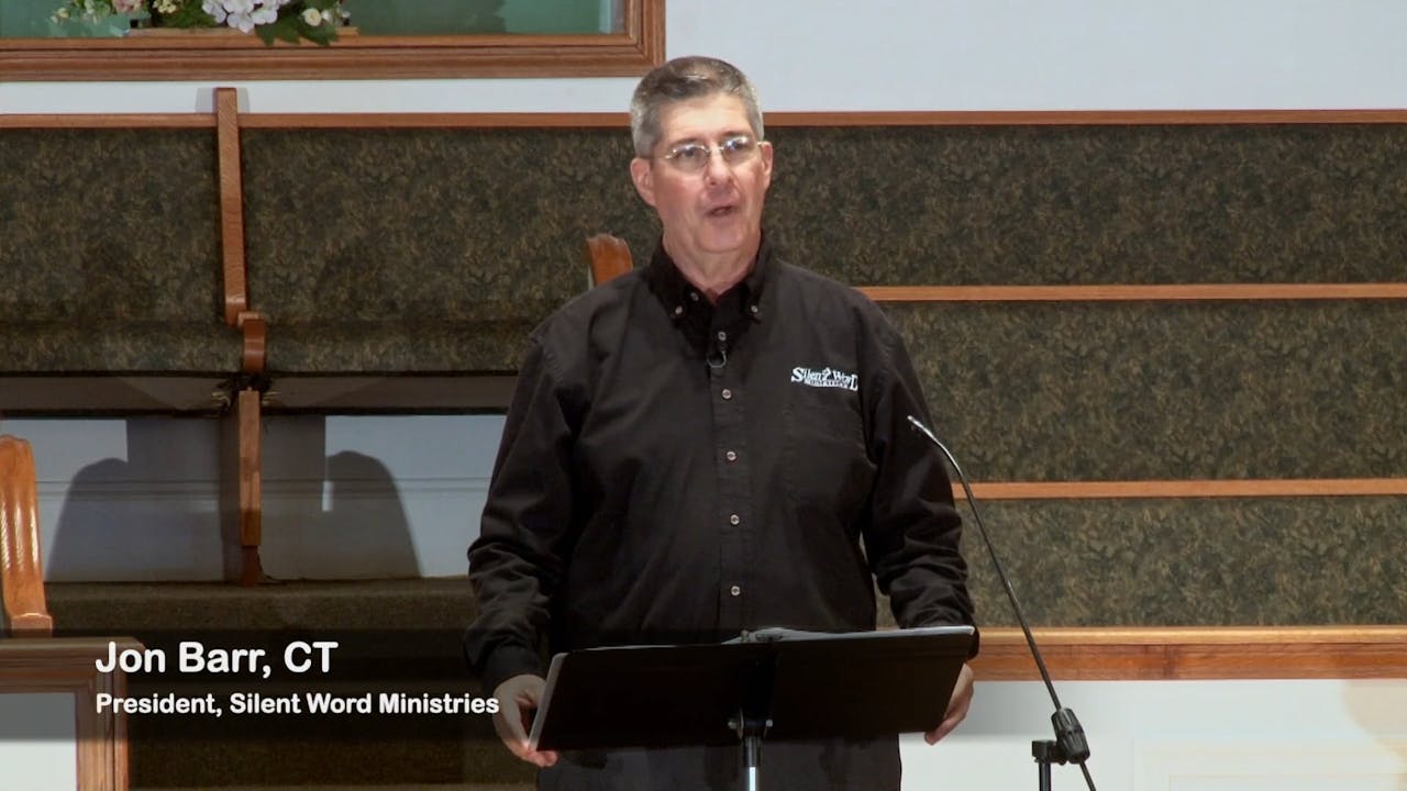 ASL Expansion : Reiteration & 3D Space - Silent Word Ministries