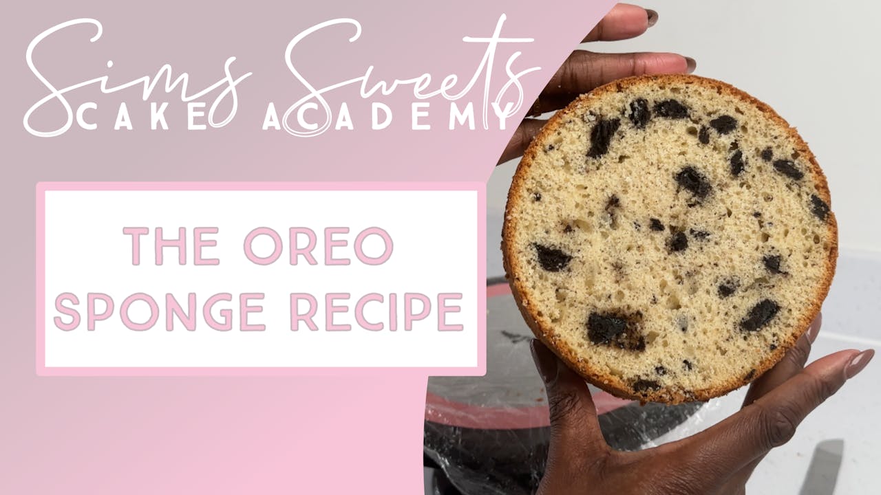 The Oreo Sponge Recipe - Sims Sweets Cake Academy