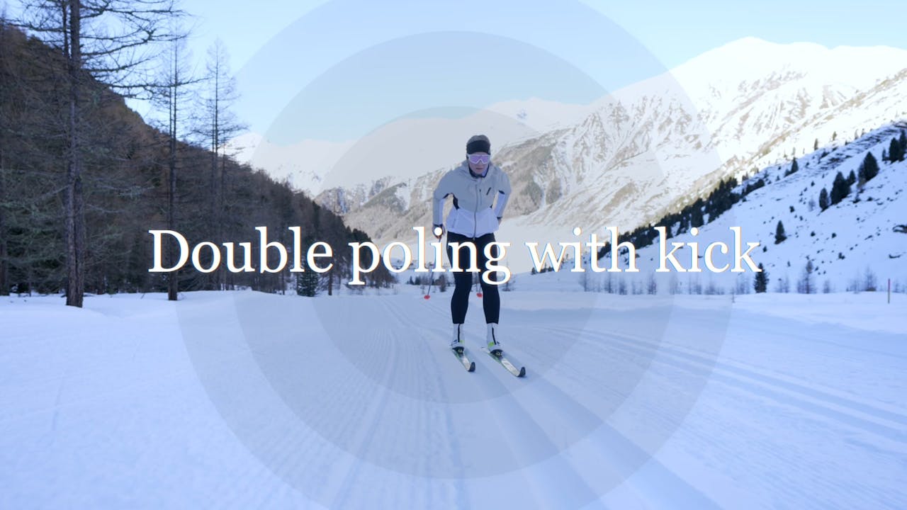 Double poling with kick - SC Training - SC Play