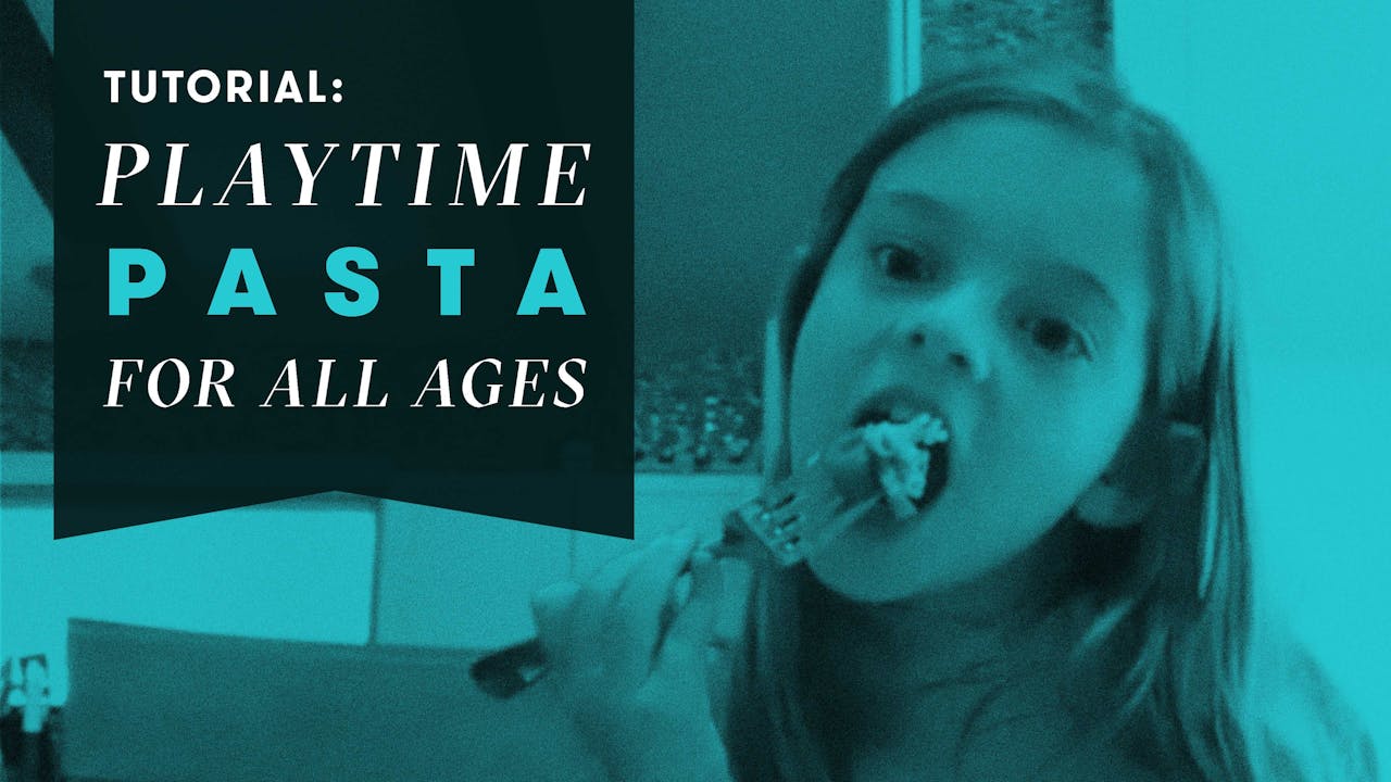 TUTORIAL: Playtime Pasta for All Ages - Cricket Azima - EB STUDIOS