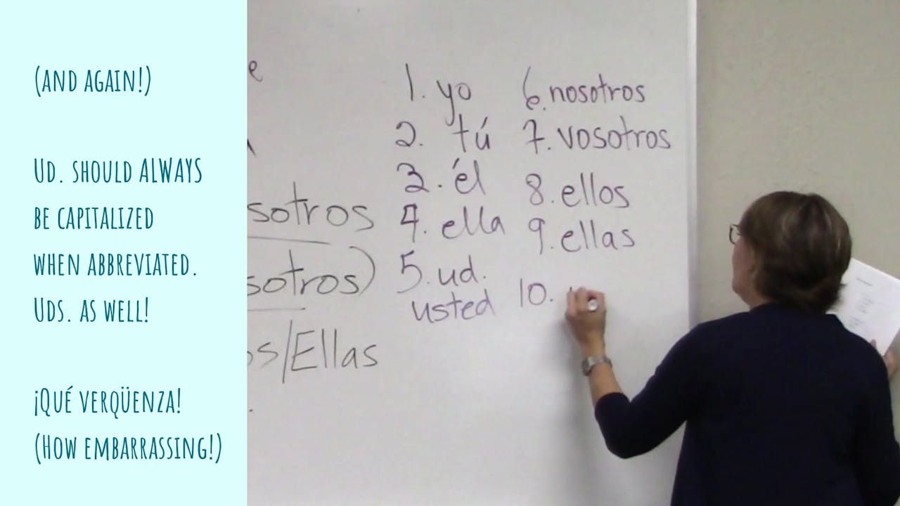 SGSG Level 2 Lesson 02 Class Time - Spanish Geniuses Video Courses