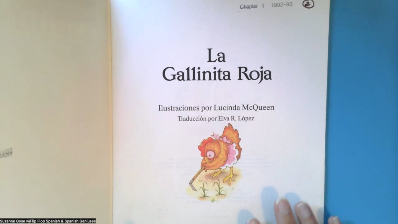 The Little Red Hen - La gallinita roja - Spanish Geniuses Video Courses