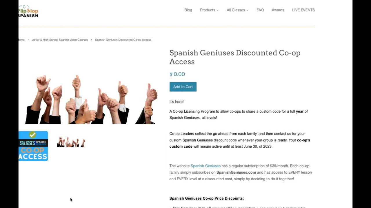 Spanish Geniuses for Class or Group Use - Spanish Geniuses Video Courses