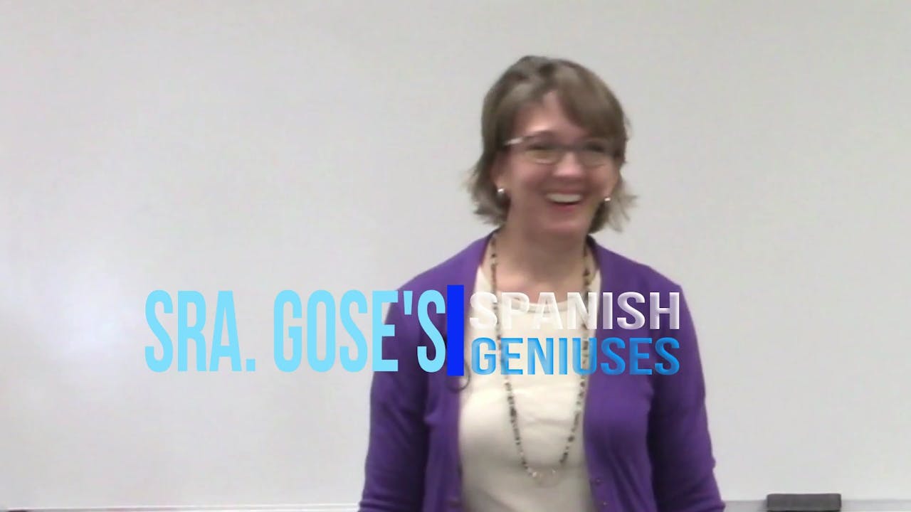 SGSG Level 2 Lesson 03 Class Time - Spanish Geniuses Video Courses