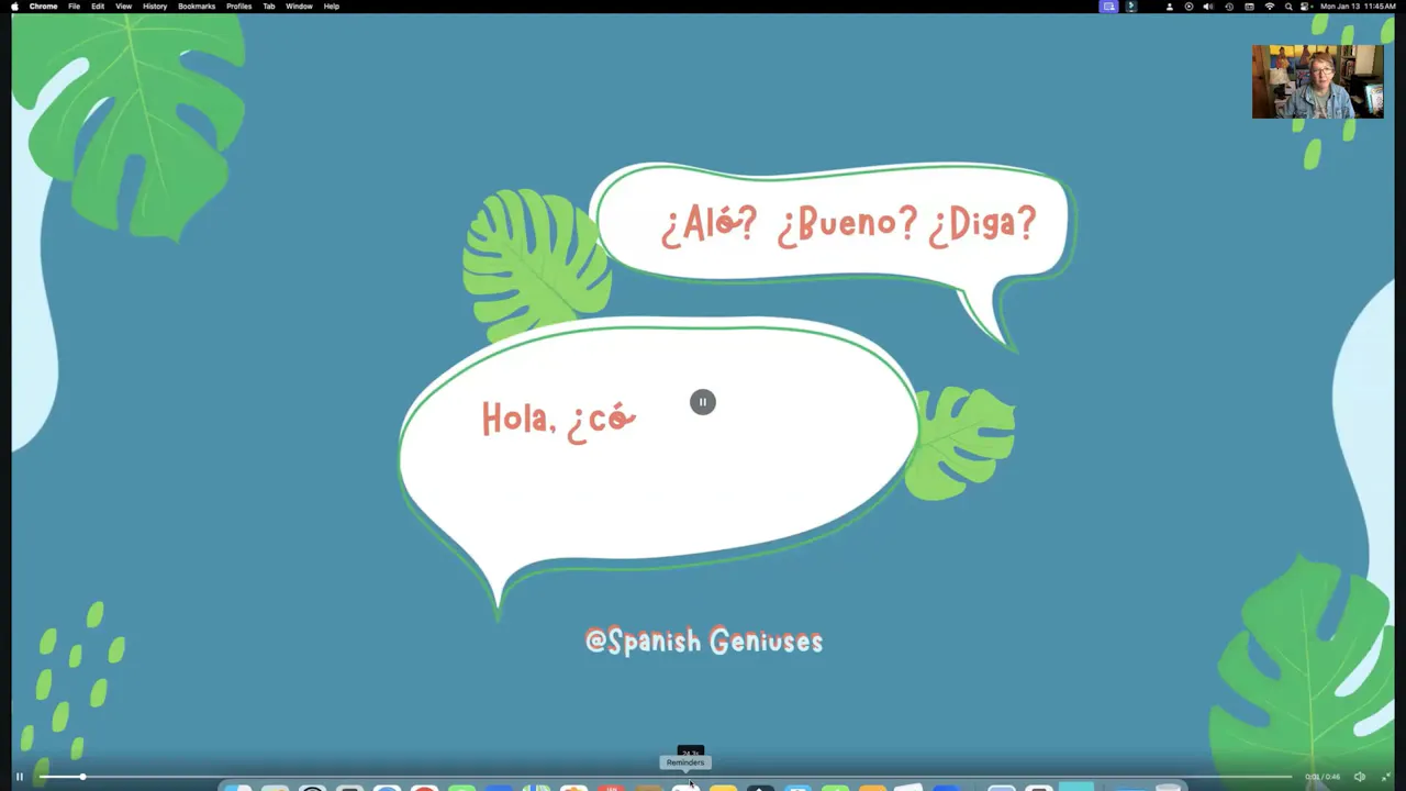 Llamar por teléfono Practice - SGSG Level 1 Lesson 20: Prepositional ...