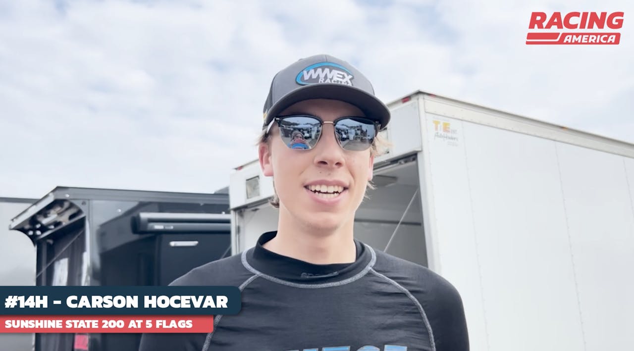 Carson Hocevar On The Sunshine State 200 - 2023 Season - Racing America ...