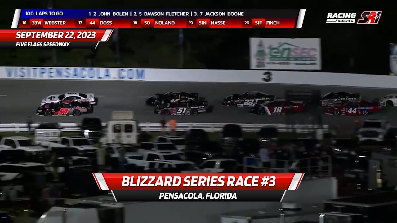 Highlights - Blizzard Series Race #3 at Five Flags Speedway - 9.22.23 ...