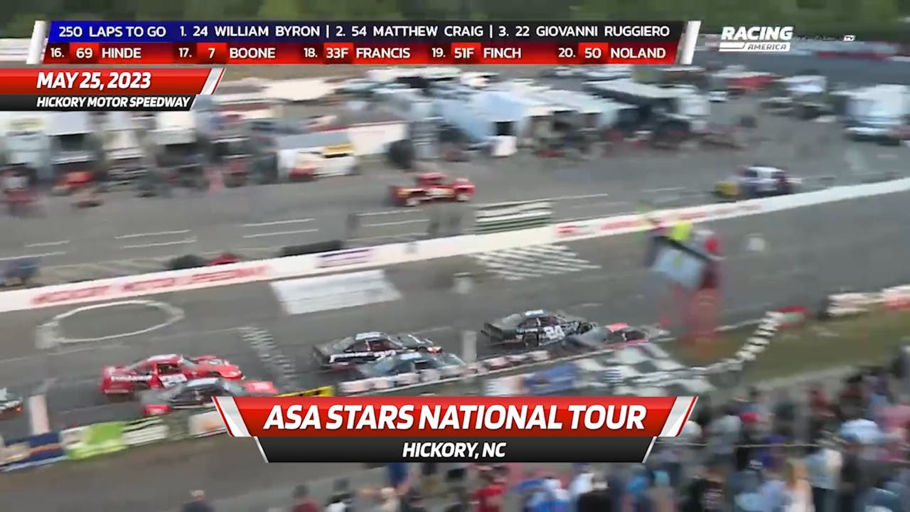 Highlights - ASA STARS National Tour at Hickory Motor Speedway - 5.25. ...