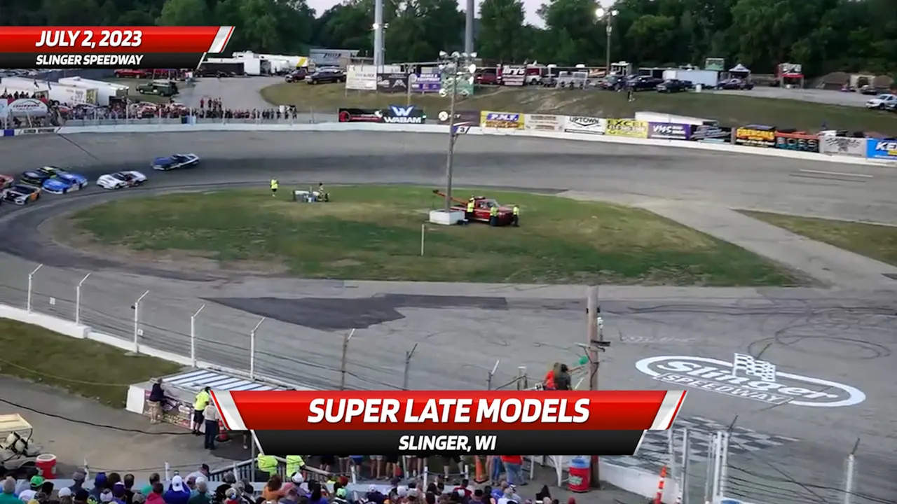 Highlights: Super Late Models at Slinger Speedway | 7.2.23 - Racing ...
