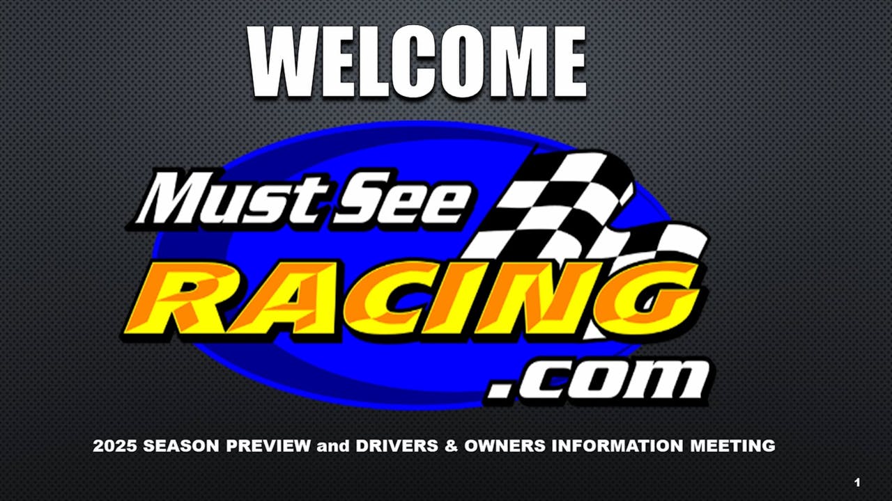 Must See Racing 2025 Announcements - All Must See Racing Content ...
