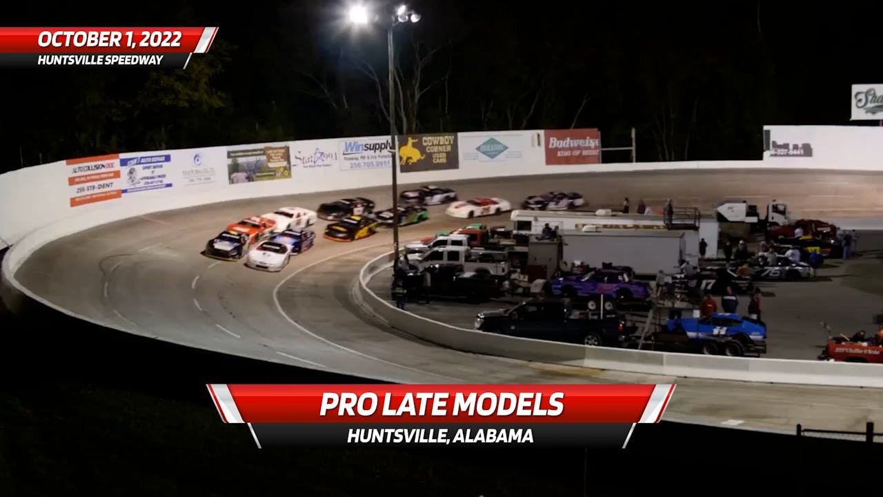 Highlights - Pro Late Models at Huntsville Speedway - 10.1.22 - Racing ...