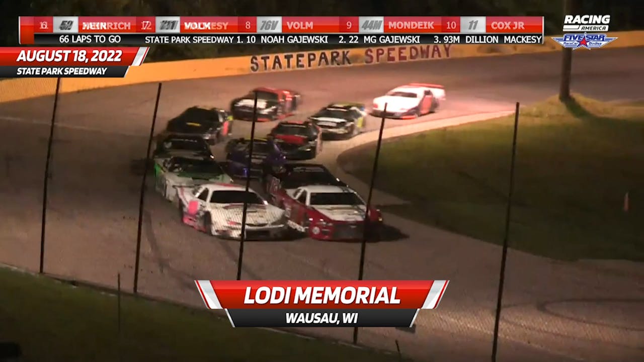 Highlights - Lodi Memorial at State Park - 8.18.22 - Racing America | A ...