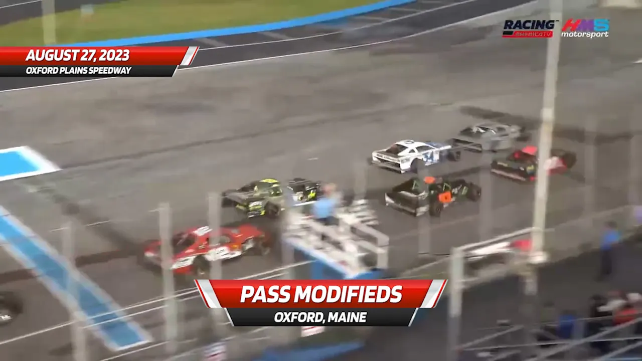 Highlights - PASS Modifieds at Oxford Plains Speedway - 8.27.23 ...