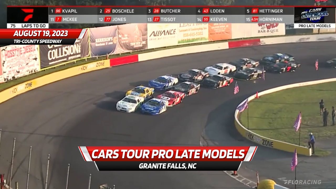 Highlights - CARS Tour Pro Late Models at Tri-County Speedway - 8.19.23 ...