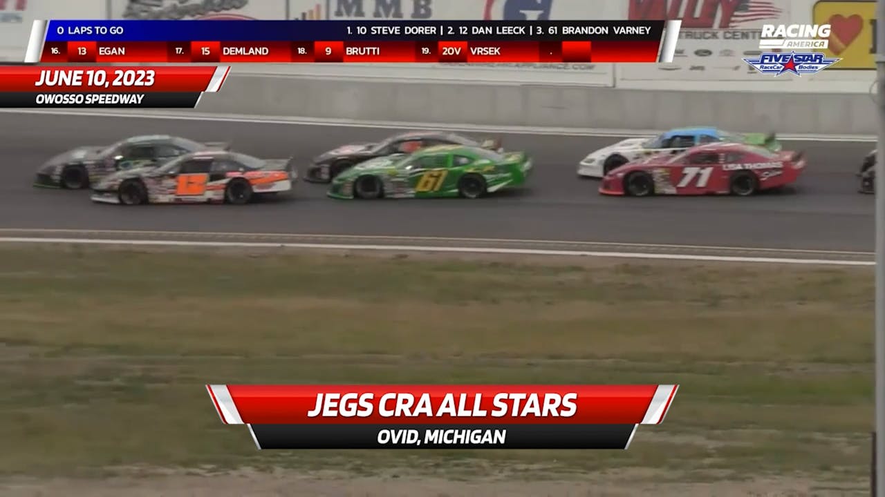 Highlights - JEGS CRA All Stars at Owosso - 6.10.23 - Racing America ...
