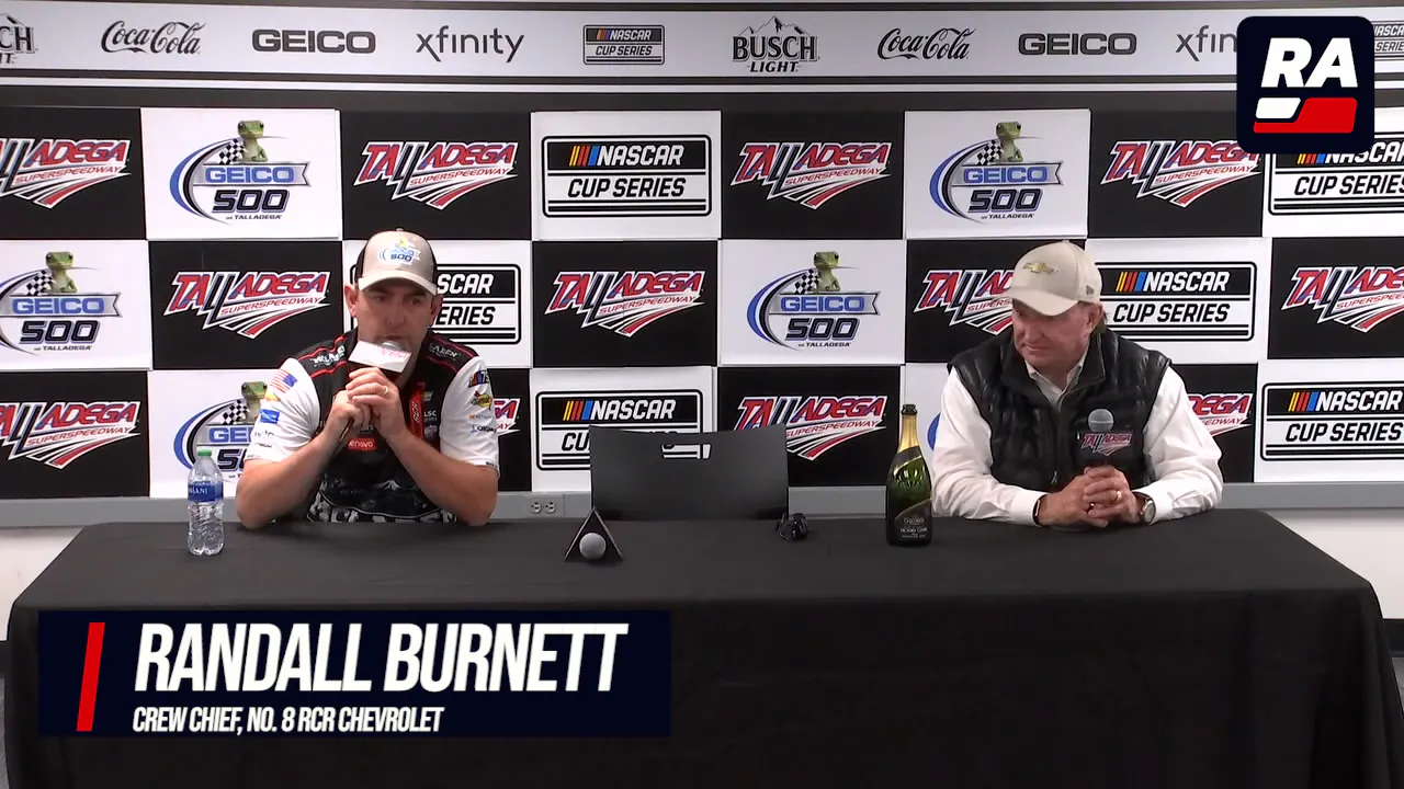 Richard Childress, Randall Burnett Talladega Post-Race Press Conference ...