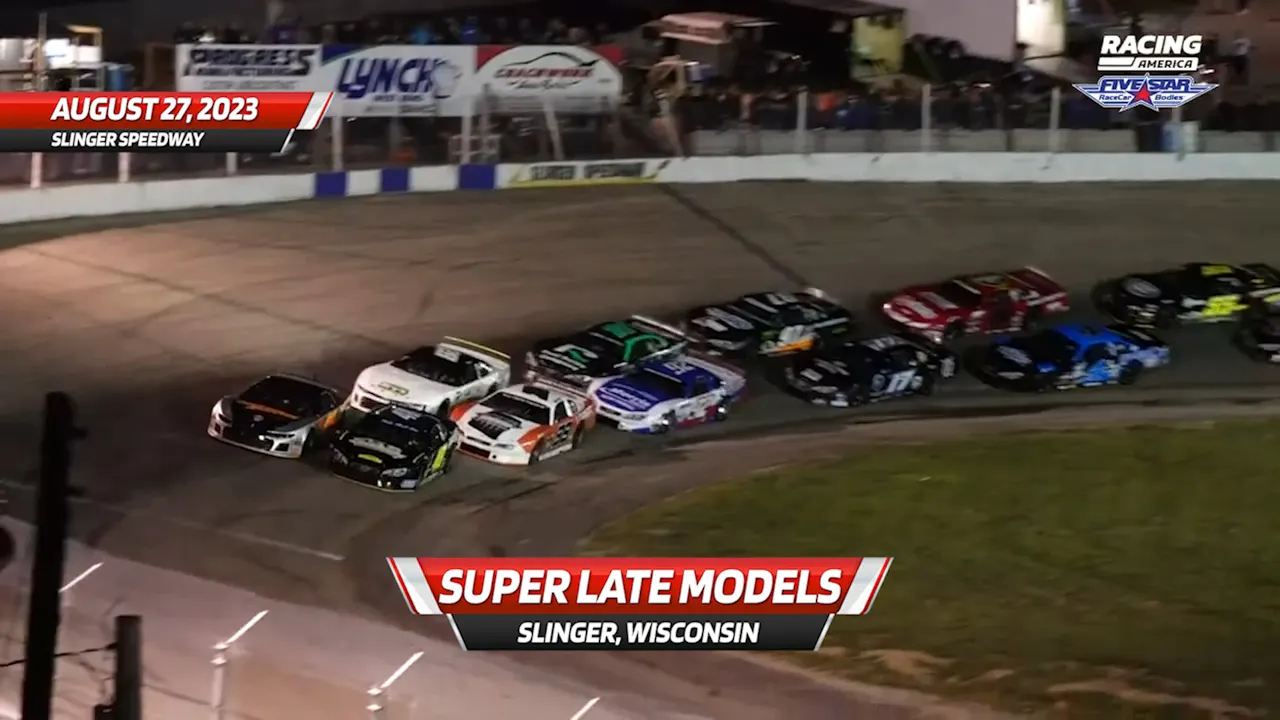 Highlights - Big 8 Super Late Models at Slinger Speedway - 8.27.23 ...