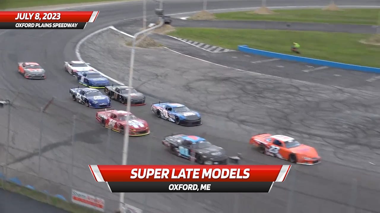 Highlights - Super Late Models at Oxford Plains Speedway - 7.8.23 ...