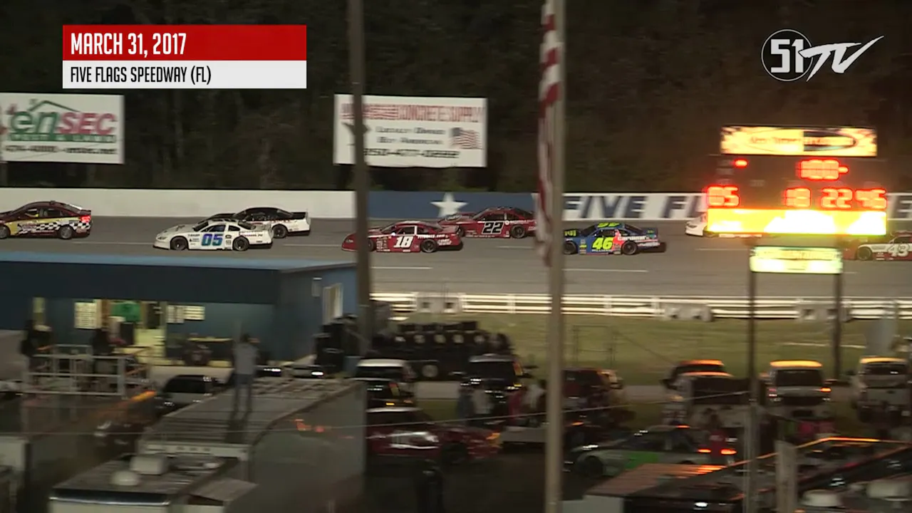 PLM Allen Turner at 5 Flags Highlights - March 31, 2017 - Racing ...