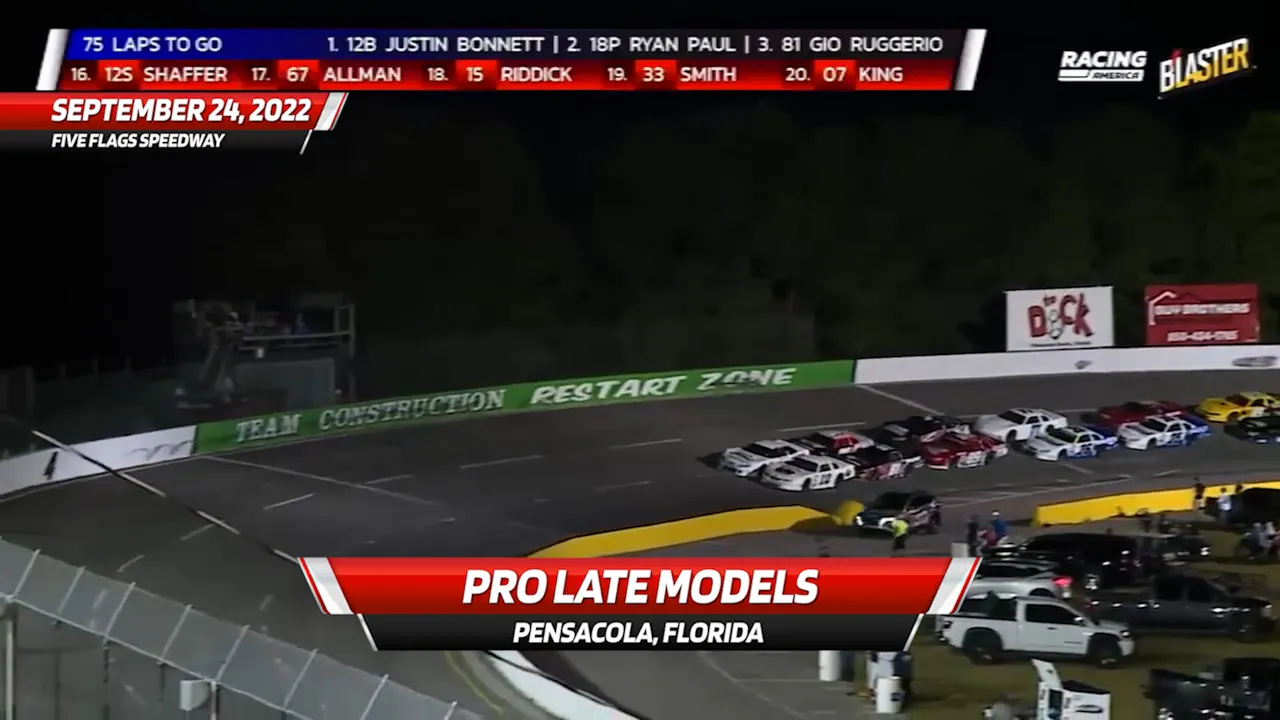 Highlights - Allen Turner Pro Late Models at Five Flags - 9.24.22 ...