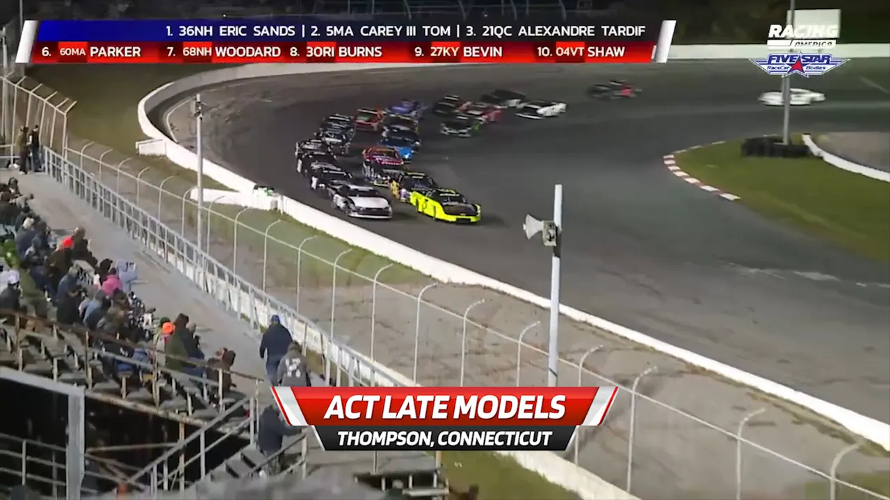 Highlights - ACT Late Models at Thompson - 10.8.22 - Racing America | A ...