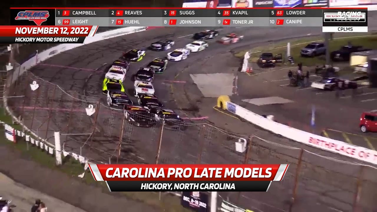 Highlights - Carolina Pro Late Models at Hickory - 11.12.22 - Racing ...