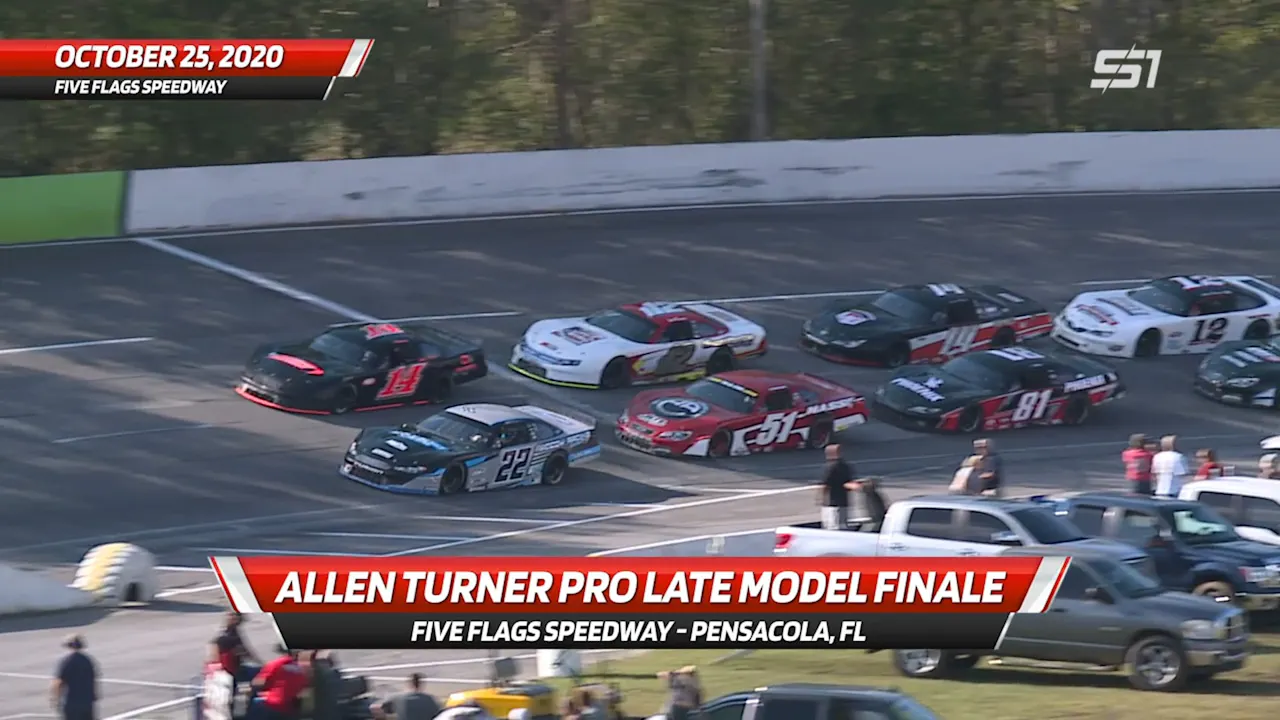 Allen Turner Pro Late Model Finale at Five Flags - Highlights - Oct 25 ...