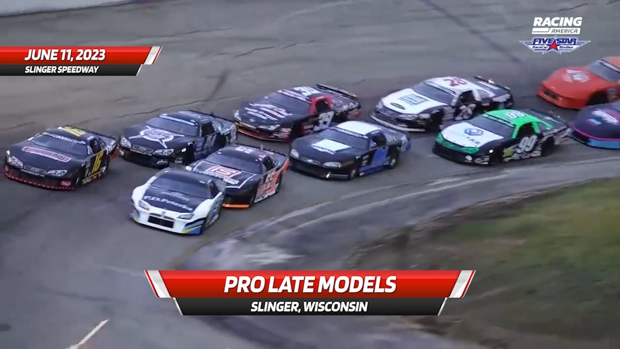 Highlights - Pro Late Models at Slinger - 6.11.23 - Racing America | A ...