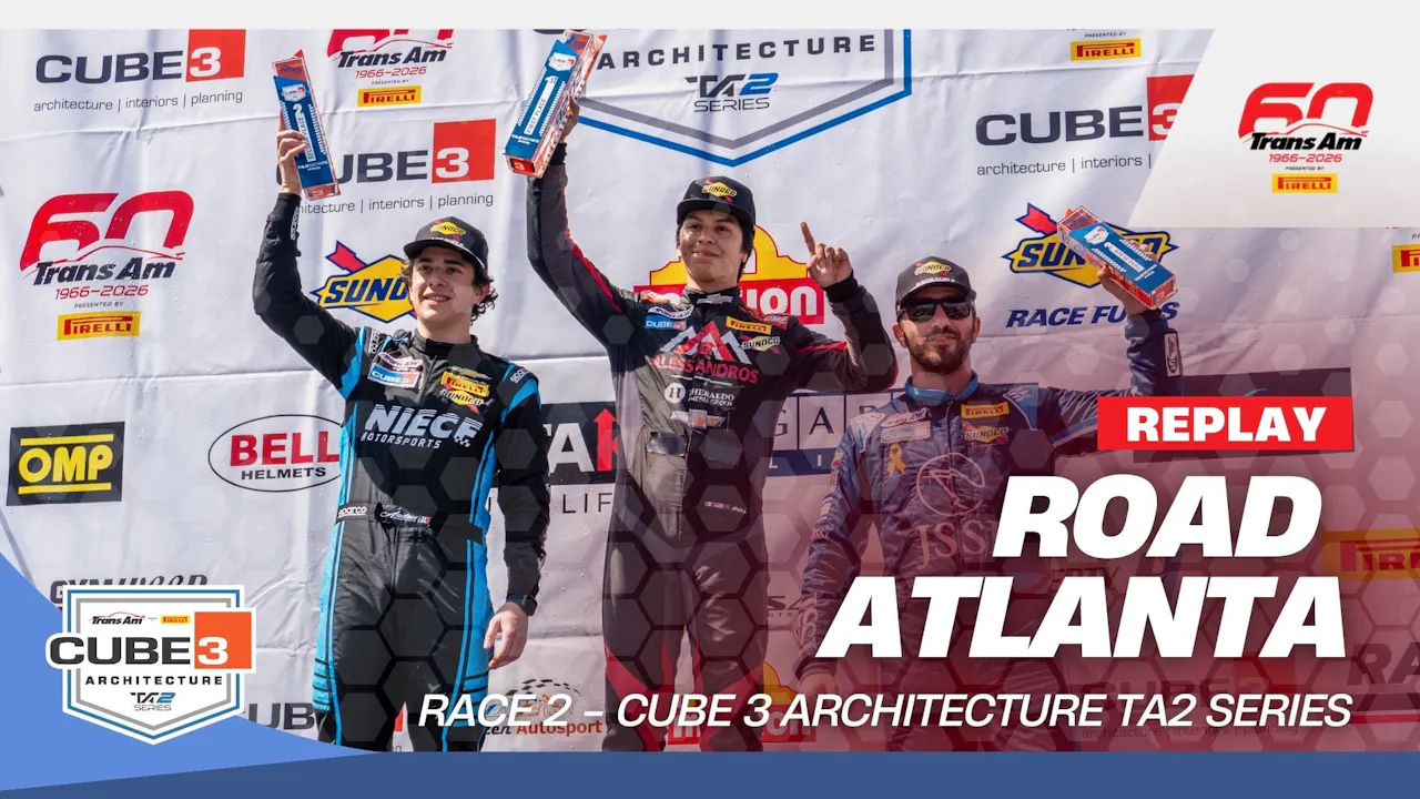 REPLAY - Trans Am Cube 3 Architecture TA2 Series at Road Atlanta (GA ...