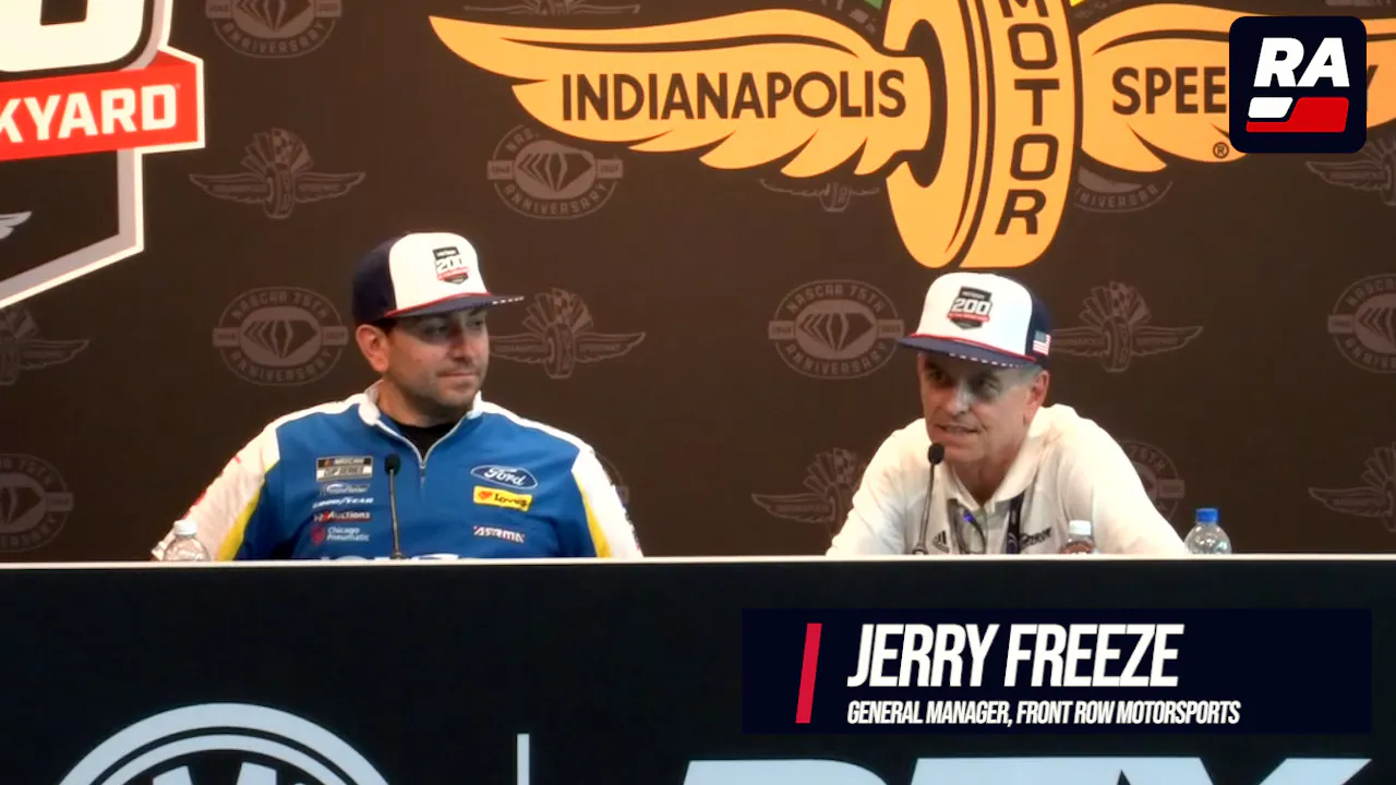 Jerry Freeze-Travis Peterson Indianapolis Post-Race Press Conference ...