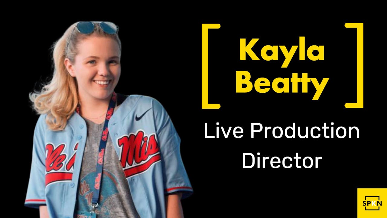 LIVE PRODUCTION DIRECTOR | Kayla Beatty - Up the Ladder - SPKN