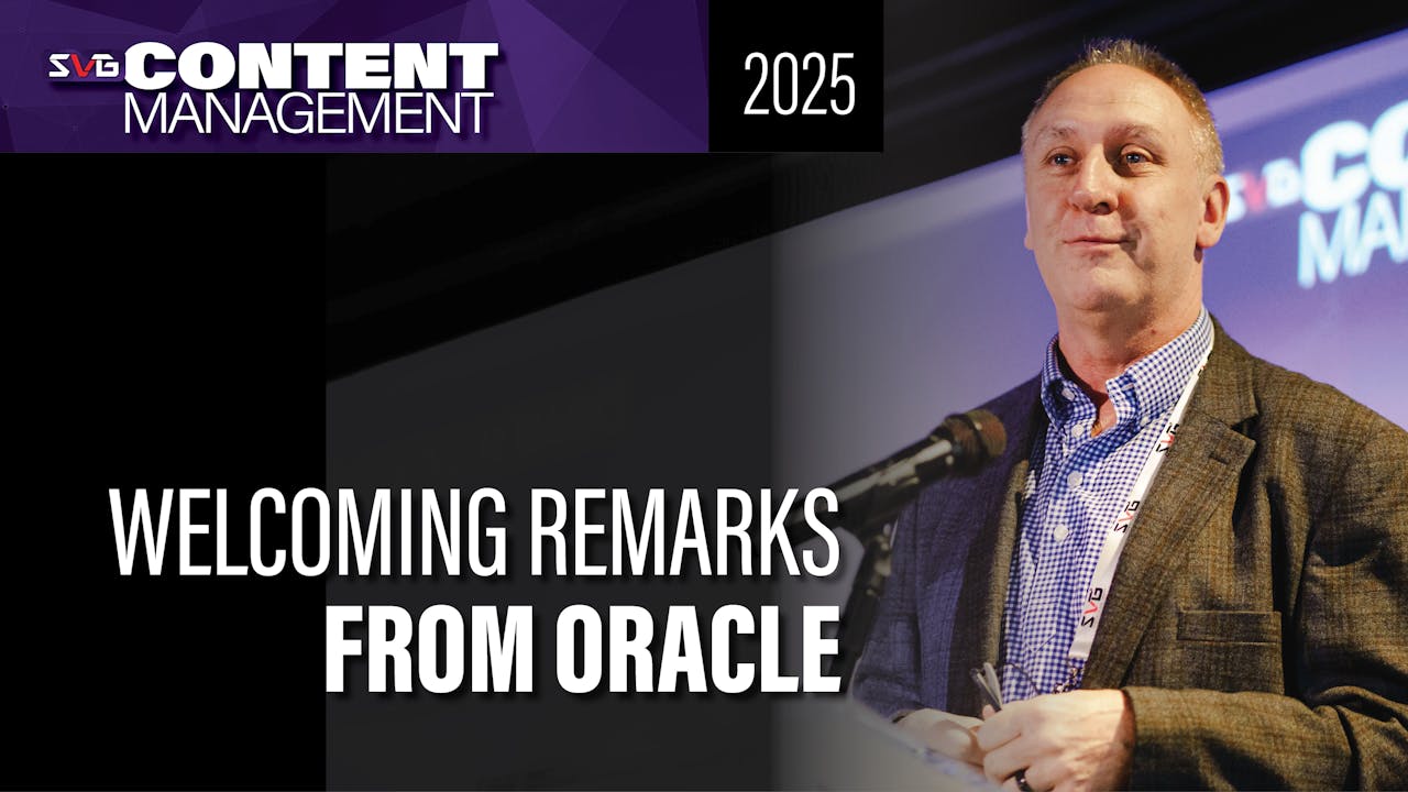 Welcoming Remarks from Oracle - SVG Content Management Forum 2025 - SVG ...