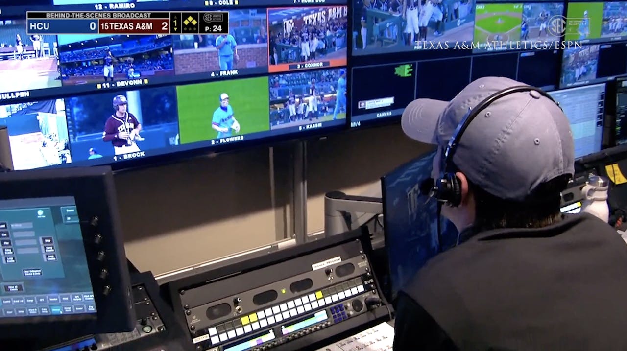 Inside Texas A&M's Behind-the-Scenes Baseball Broadcast - SVG PLAY