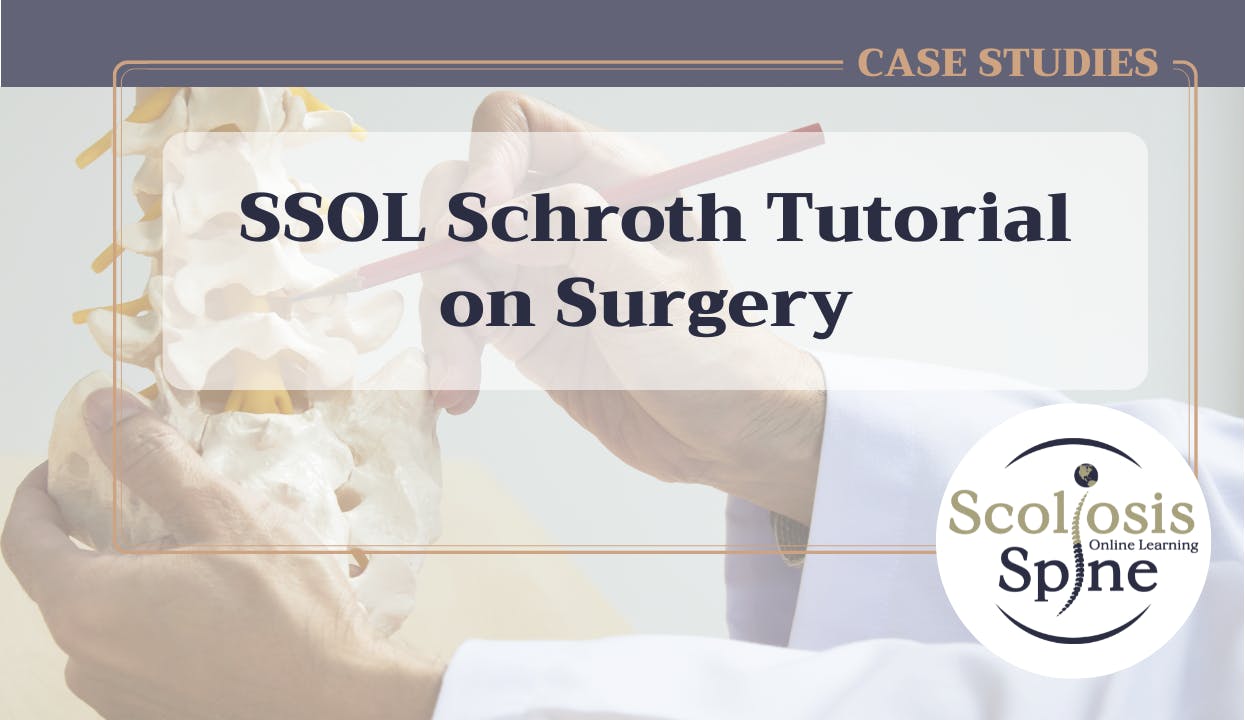SSOL Schroth webinar: Scoliosis Surgery with Dr. Baron Lonner - SSOL-GLOBAL