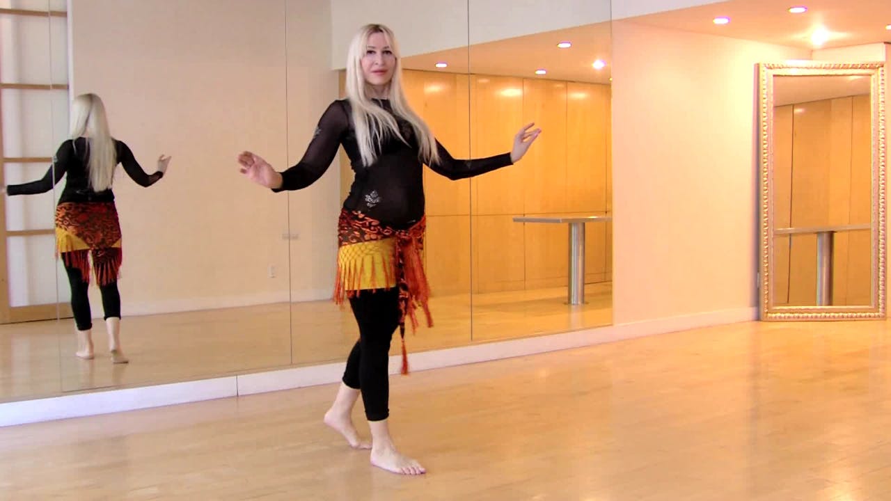 Spinal articulation in transitional steps - Neon - Star Bellydancer ...