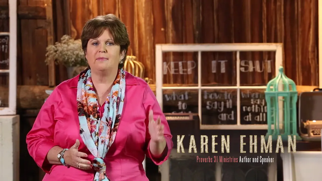 Keep It Shut Trailer - Keep It Shut (Karen Ehman) - Study Gateway