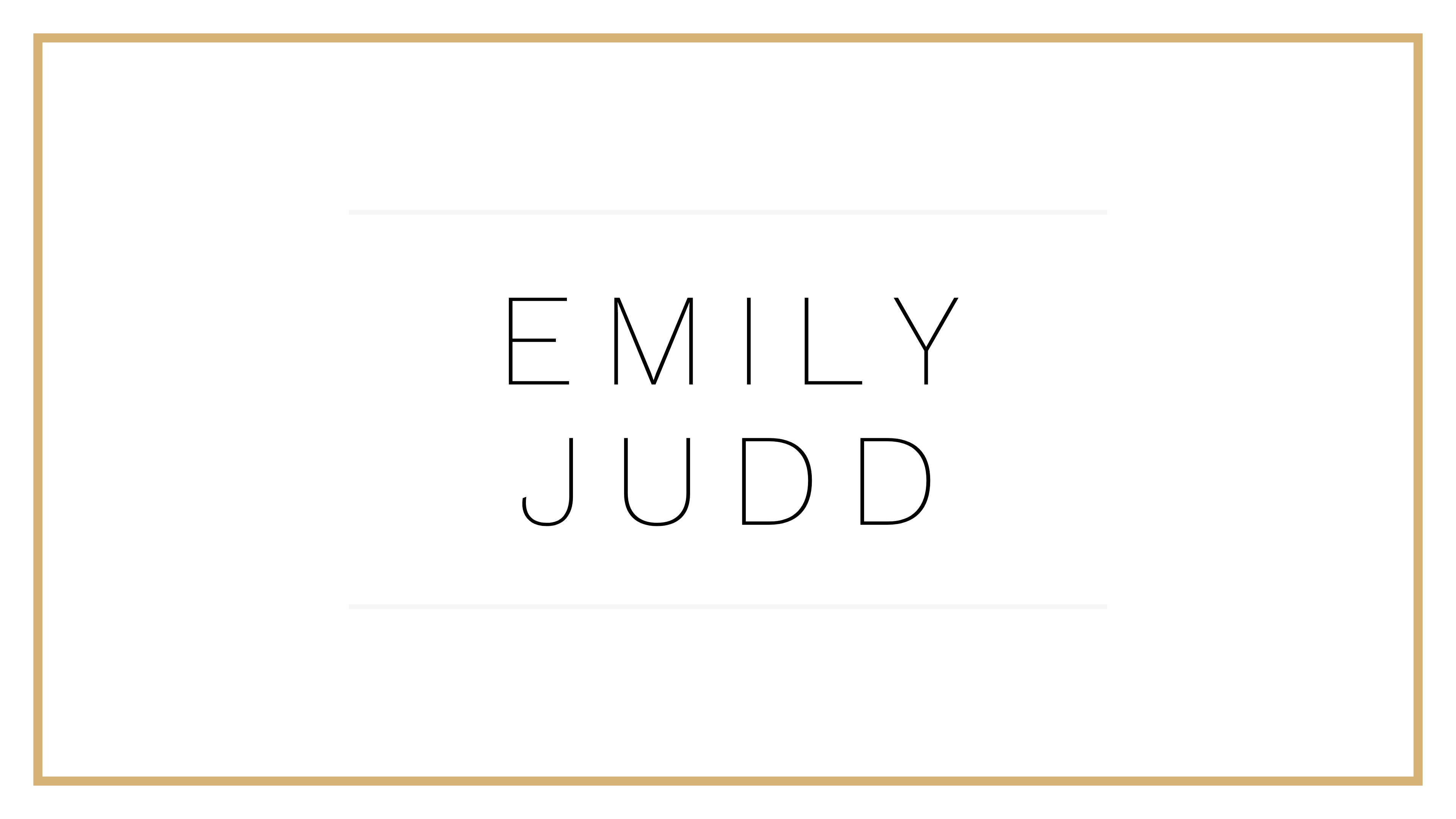 Emily Judd - ORRO