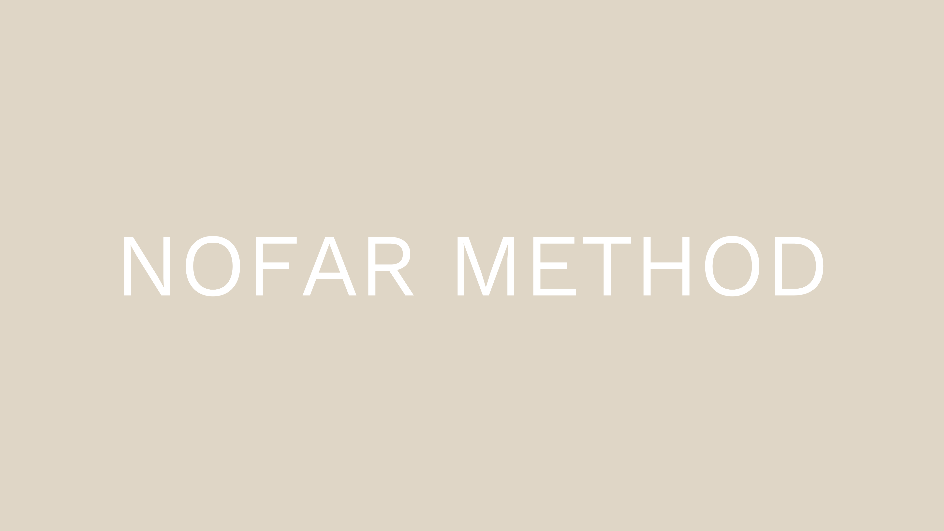 Nofar Method - ORRO