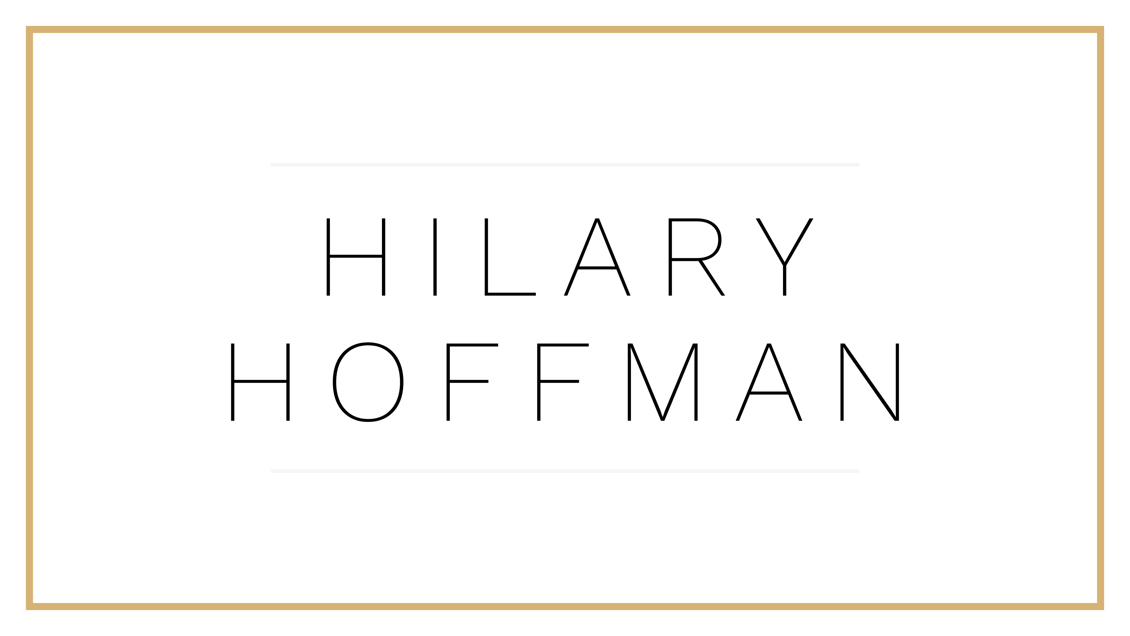 Hilary Hoffman - ORRO