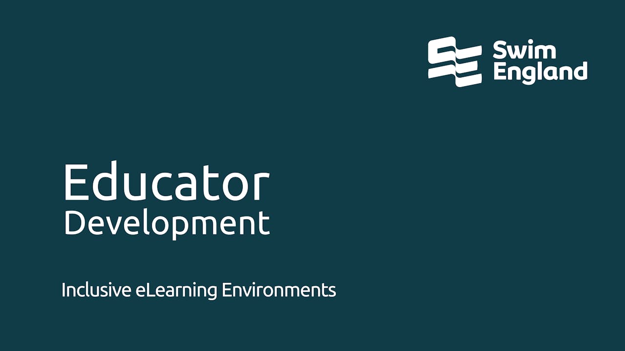 Inclusive eLearning Environments - Swim England