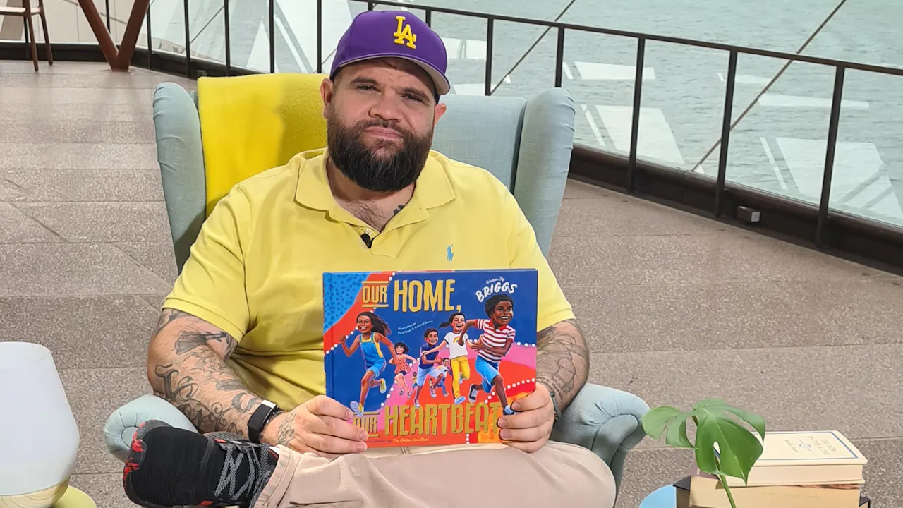 Adam Briggs reads Our Home Our Heartbeat | Footlights & Booklights ...