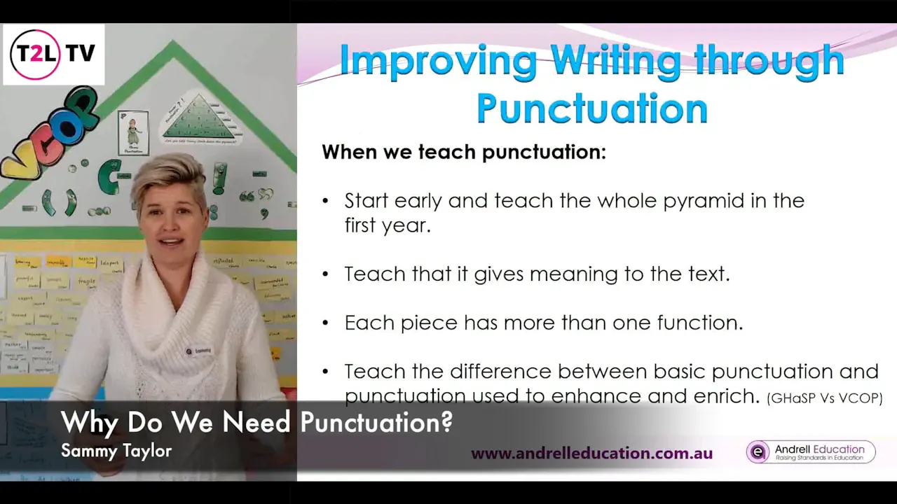 3. Why do we need punctuation? - T2L TV
