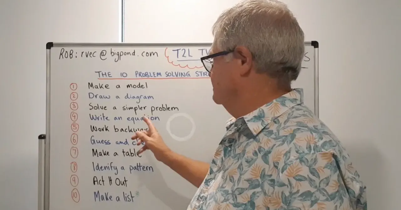 Differentiation - The Problem Solving Strategies Part 2 - Season 1 - T2L TV