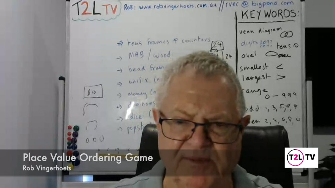 21. Place Value Ordering Game 3-6 - T2L TV