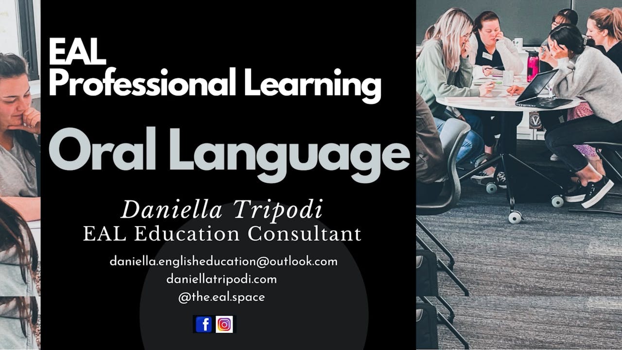 EAL Webinar - Enhancing Reading and Writing Skills through Oral ...