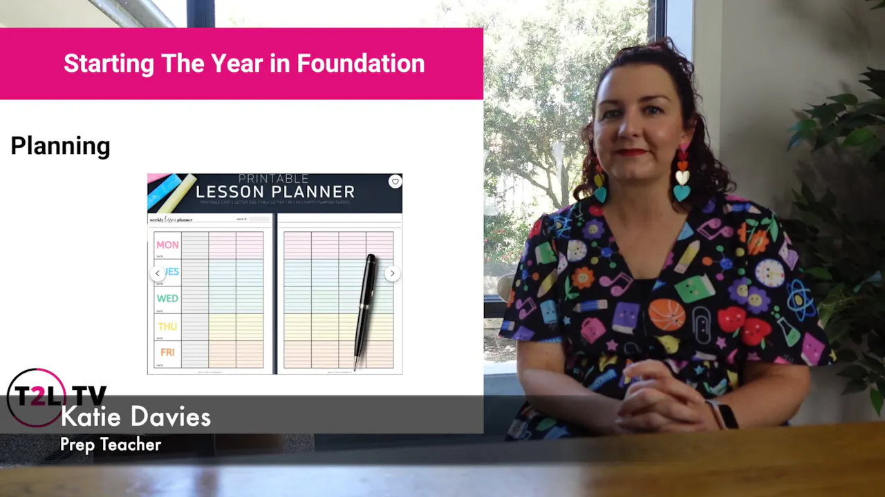 8. Planning the First Week - T2L TV