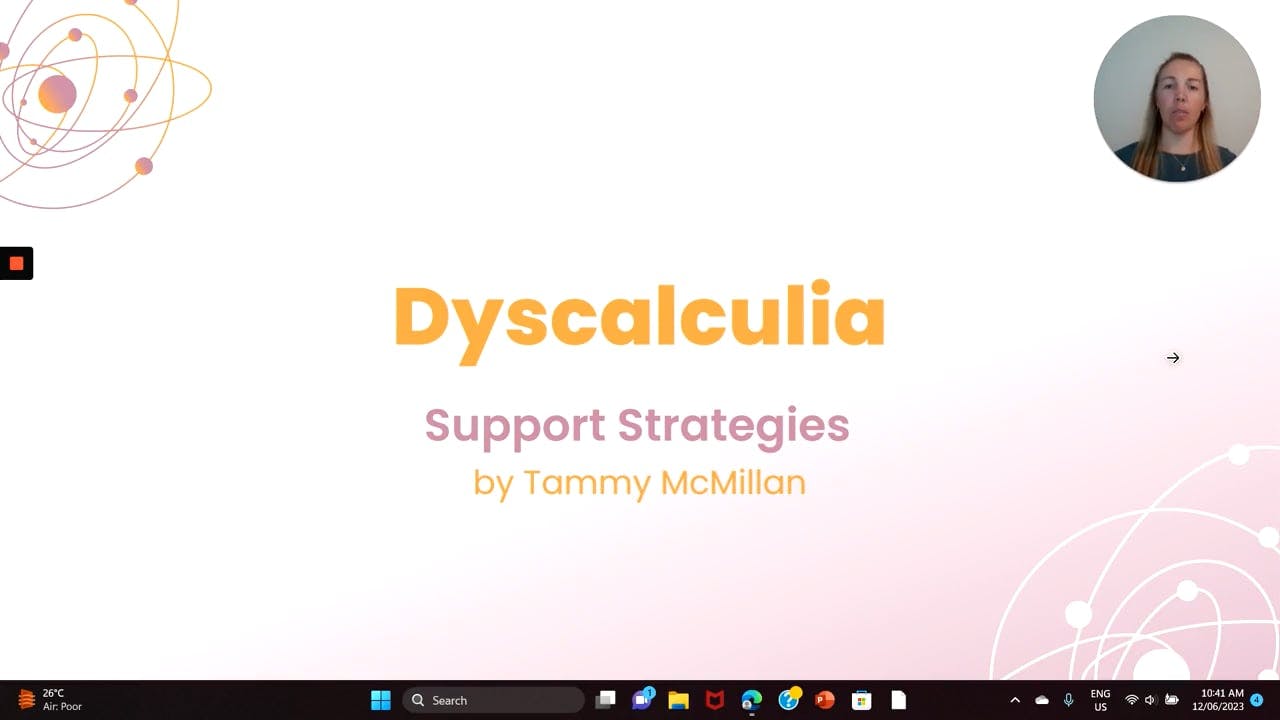 Dyscalculia - Support Strategies.mp4 - T2L TV