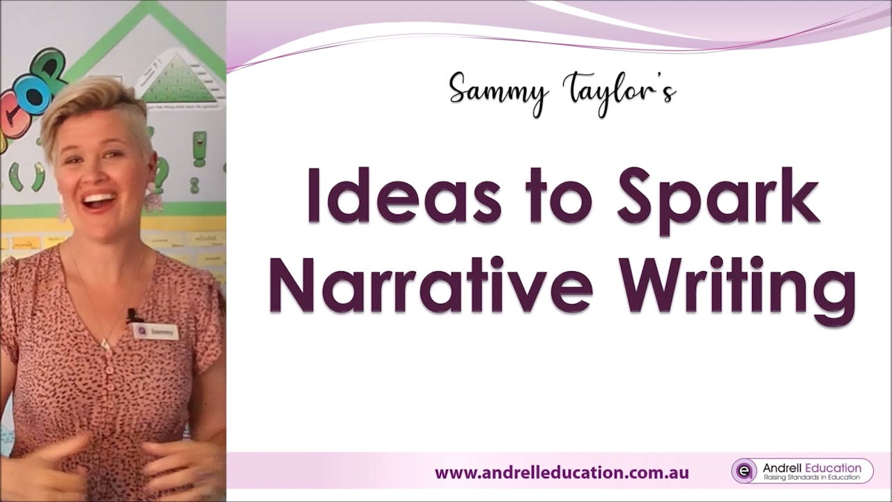 1. Ideas to Spark Narrative Writing - Introduction - T2L TV