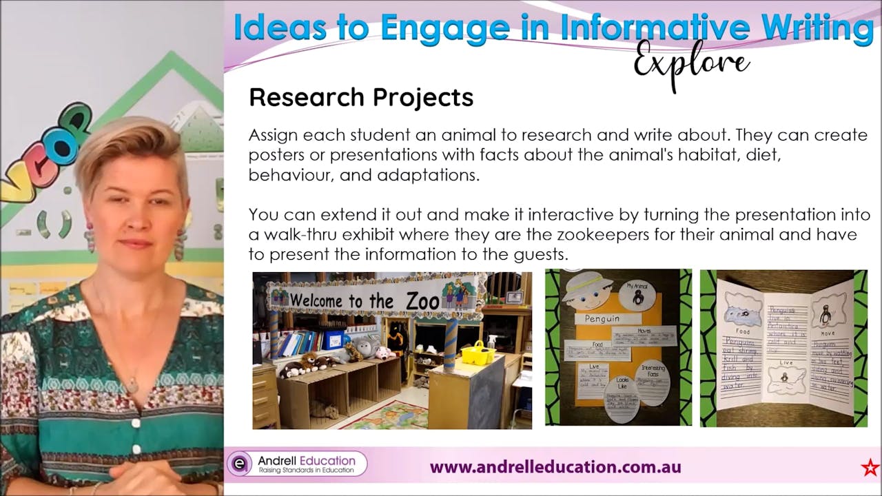 13. Engage in Informative Writing Interactive Research Project - T2L TV
